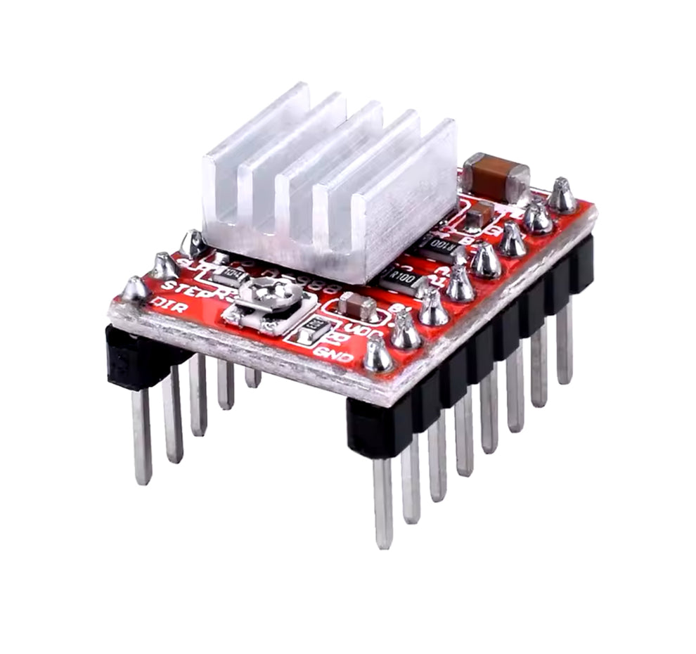 A4988 Driver Module Stepper Motor Driver with Heatsink – Rakanelectronics