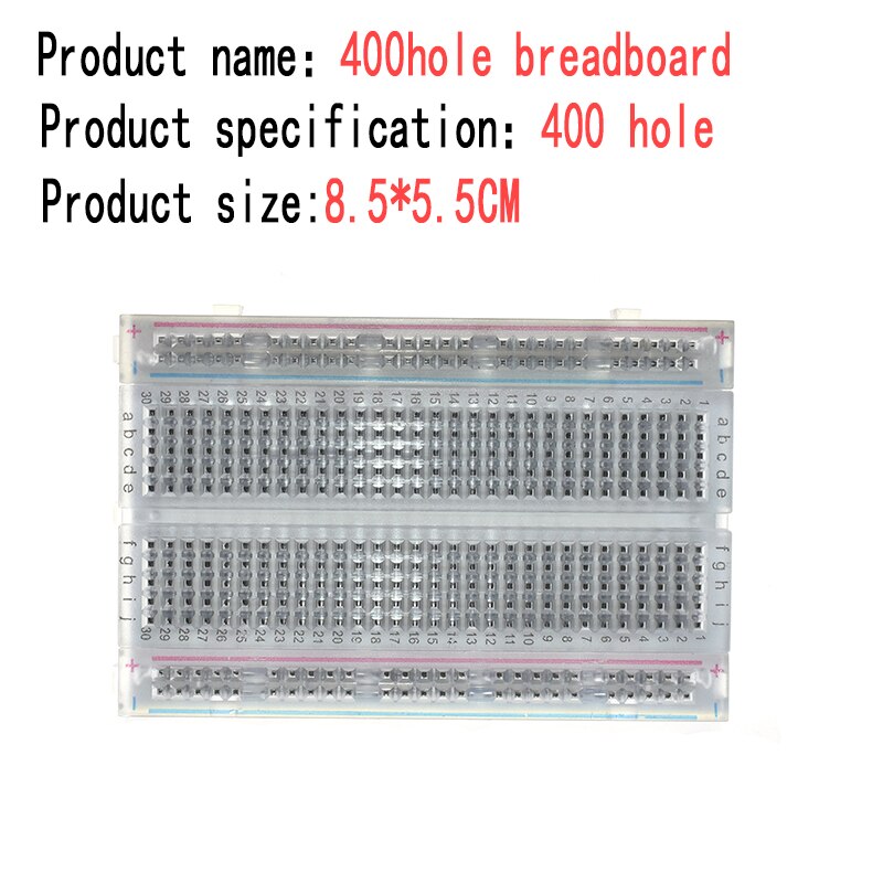 GL-12 Points Solderless PCB Breadboard Mini Universal Test Protoboard ...